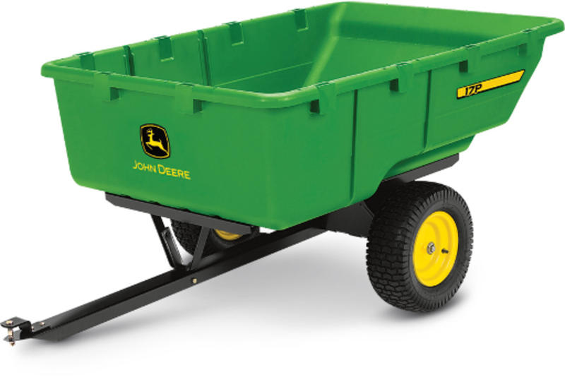 John Deere 17P Utility Cart Trailer for Ride-on Mowers - RDO Equipment