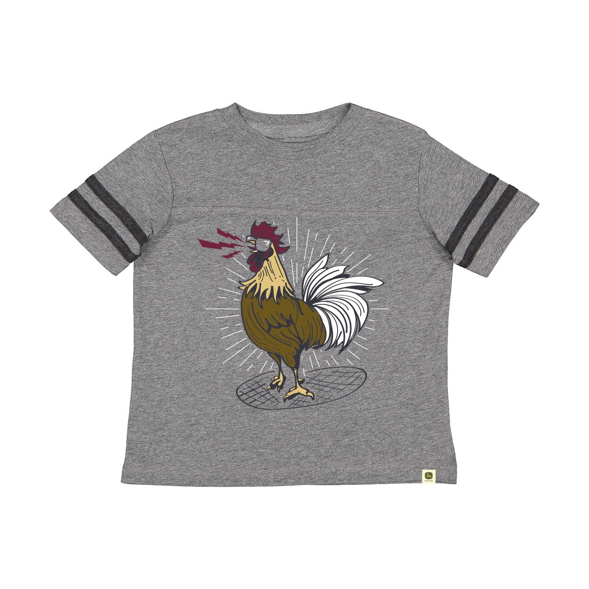 John Deere Toddler Grey Rooster Tee - RDO Equipment
