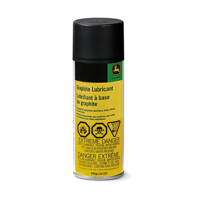 John Deere Graphite Lubricant - 340g Spray Can - RDO Equipment