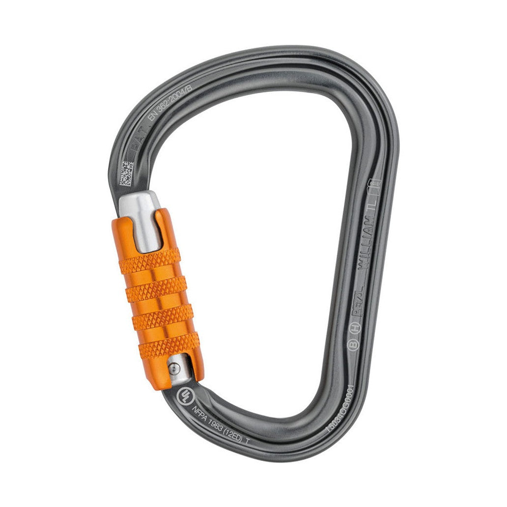 Petzl William Triple-Action Double Locking Carabiner - RDO Equipment
