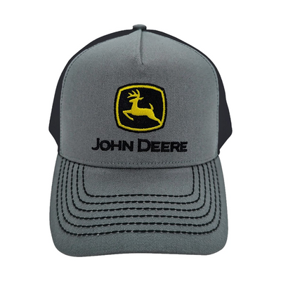 John Deere x RDO Structured Charcoal & Black Baseball Cap - RDO Equipment